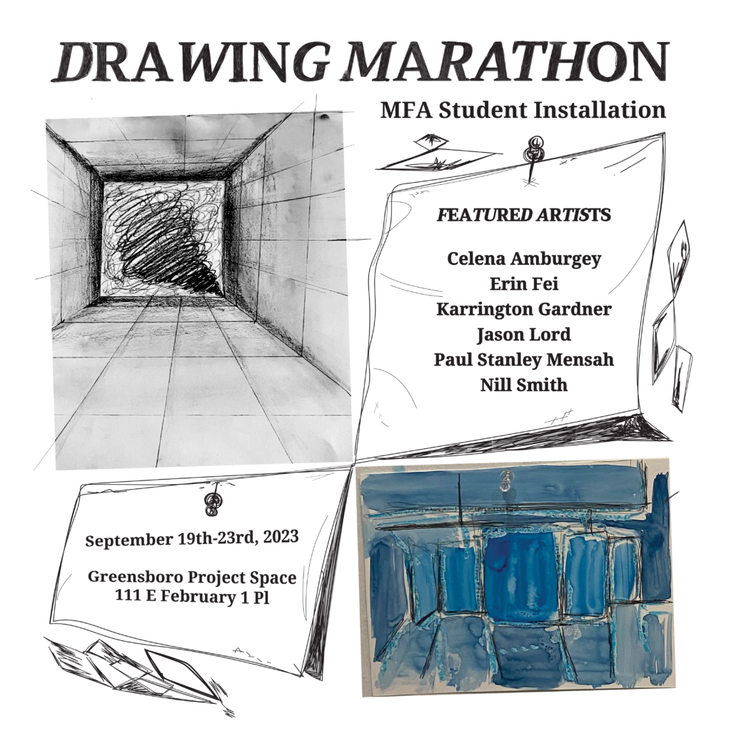 Drawing Marathon MFA Student Exhibition